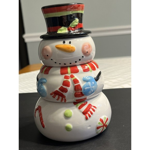 Pier 1 | Kitchen | Pier One Imports Stackable Snowman Measuring Cups ...